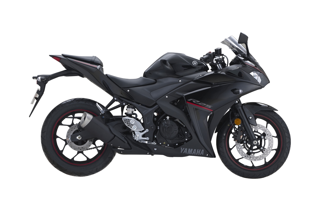 Yamaha YZF-R25 kini dalam warna biru dan hitam | Gohed Gostan