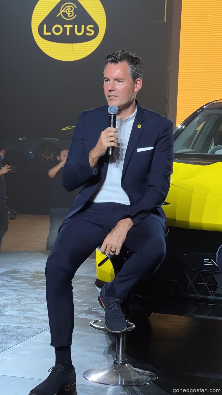 Pengarah Serantau, Asia Pasifik dan Asia Barat Lotus Cars, Daniel ...