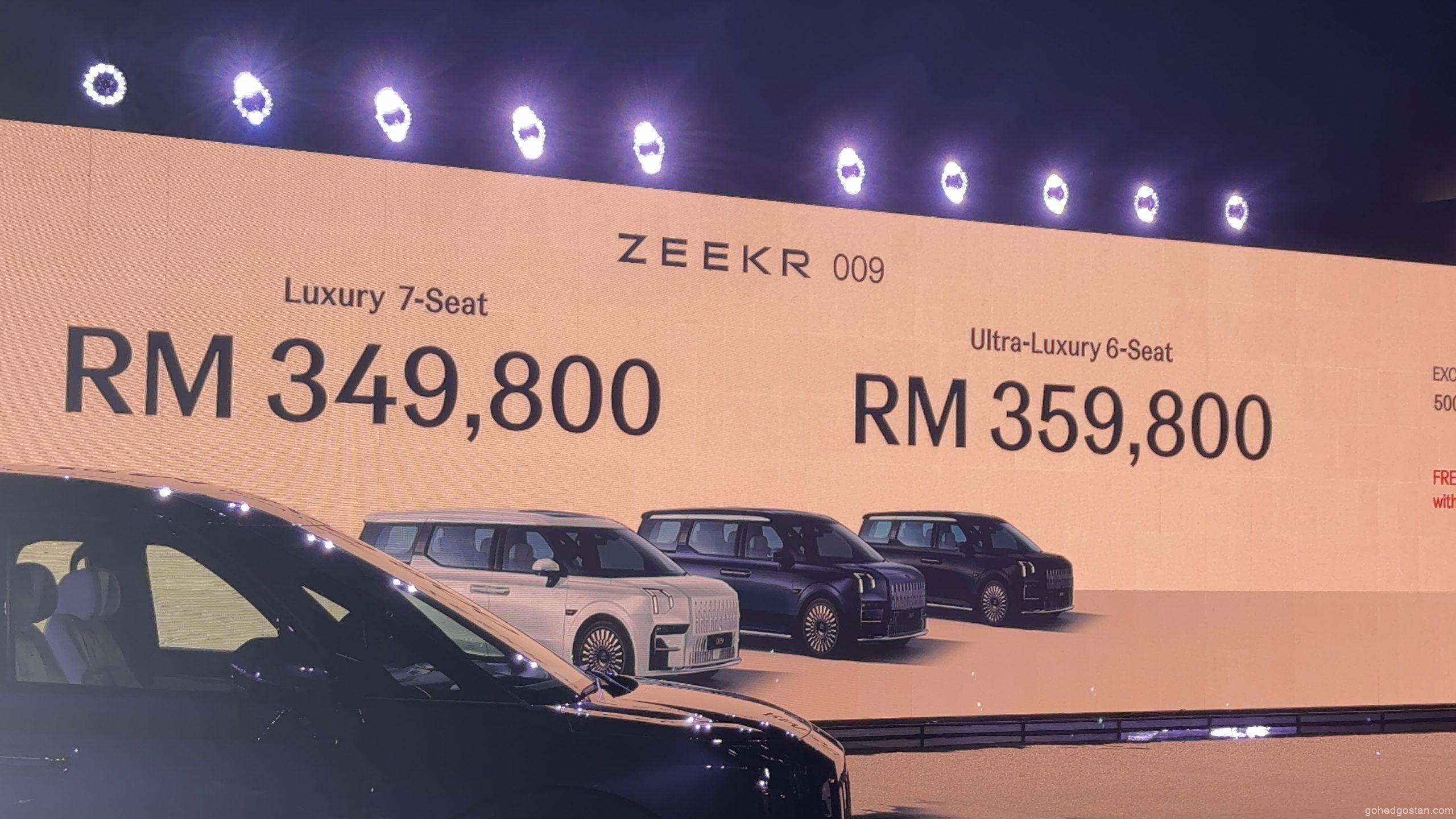 Zeekr 009 MPV EV Mewah Kini di Malaysia, Harga Bermula RM349,800 | Gohed Gostan